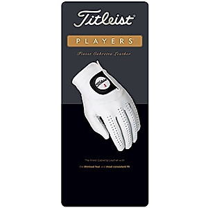 Titleist Players Mens LH Pearl, White(X-Large, Worn on Left Hand)