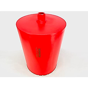 12" Inch Diamond Wet Core Drill Bit 1-1/4” Threaded by BLUEROCK Tools for Concrete Rebar Asphalt Brick Rock Masonry Hole Barrel Coring