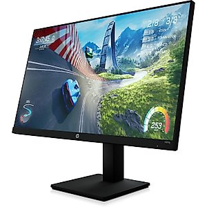 HP X27q 27 Inch QHD Gaming Computer Monitor 165Hz IPS 1ms VESA Mountable AMD Freesync Height Adjust Stand Pivot Rotation for PS4 PS5 Gamer Console Desktop Laptop Flat Display, Black (Renewed)