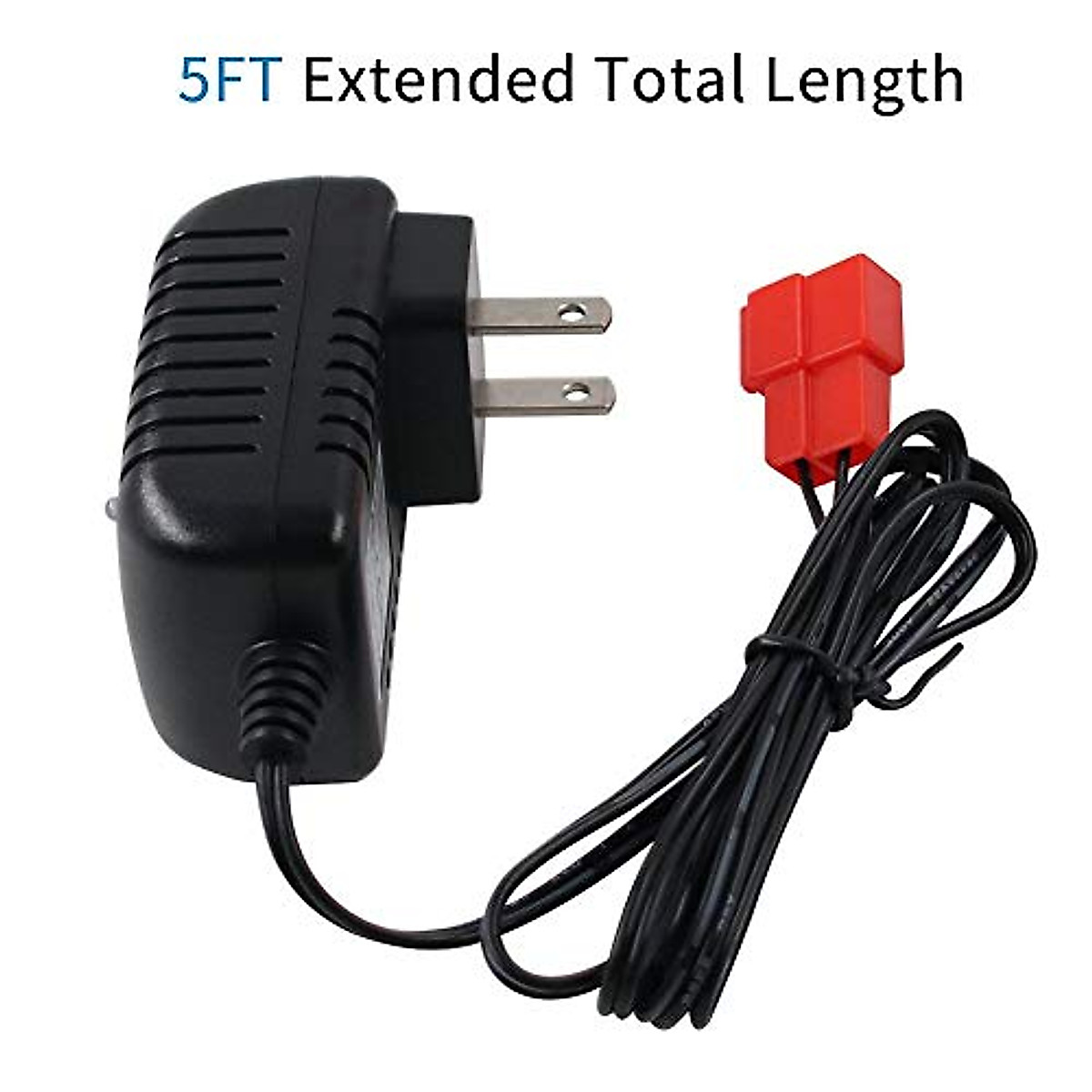 HZPOWEN New 6 Volt Battery Charger for Child Ride On Car Rollplay Porsche 918 BMW X5 Audi R8 Spyder Kid Trax Disney Frozen White Toddler Wildfire Quad