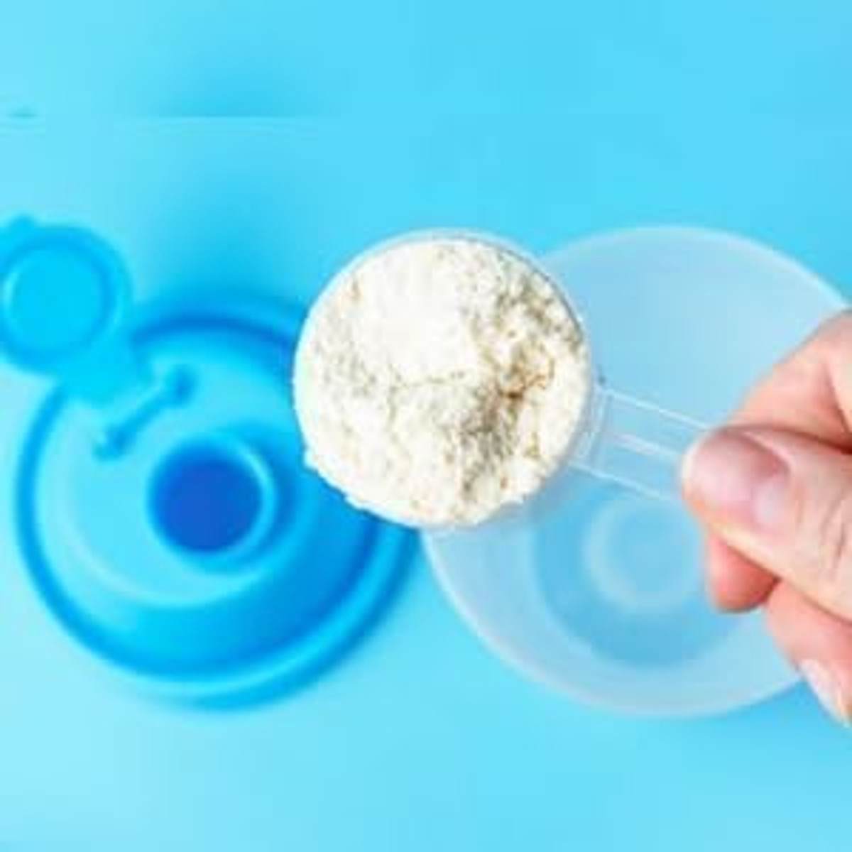 Blue Shaker Bottle with Classic Loop Top& Stainless Whisk Ball,Protein Powder Shaker Bottle, Classic Shaker Bottle, Action Rod Mixing, Dishwasher Safe, Leak Proof-Blender Shaker Bottle w. Whisk Ball BPA free (18 Oz/Measurements 12 Oz, Blue Top/Blue Cup)