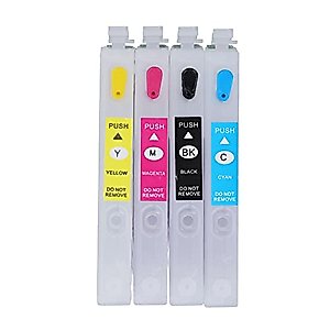 FTVOGUE Ink Cartridge PP BK C M Y 4 Colors Printing Accessory Part (ICBK84/ICC84/ICM84/ICY84)
