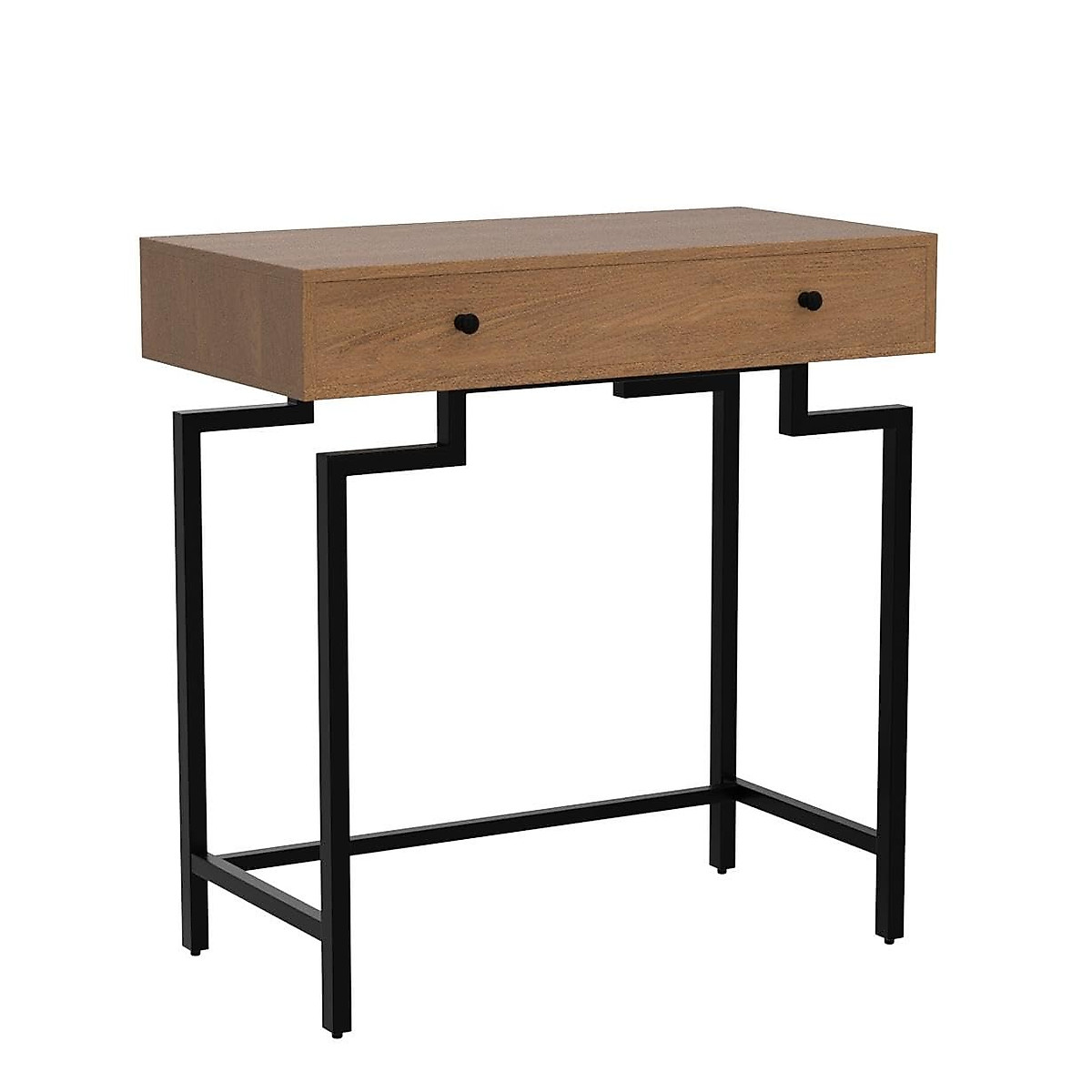 Posh Pollen Cambridge Writing Desk, Office Furniture Console Table, Grey