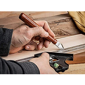 Clarke Brothers Marking Knife – Wood Marking Gauge – Premium Woodworking Tool with Double High Carbon Steel Blade – Quality Design with Ultra-Sharp Blade – Beautiful Wooden Handle