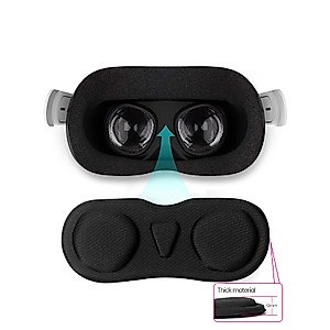 Controller Grips Compatible with Oculus Quest 2 Accessories, Silicone Grip Cover Protector, Soft Shell Skin by Gwyoneaon