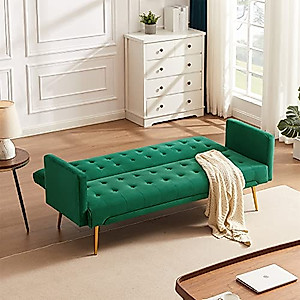 ERYE Green Velvet 70.07" W