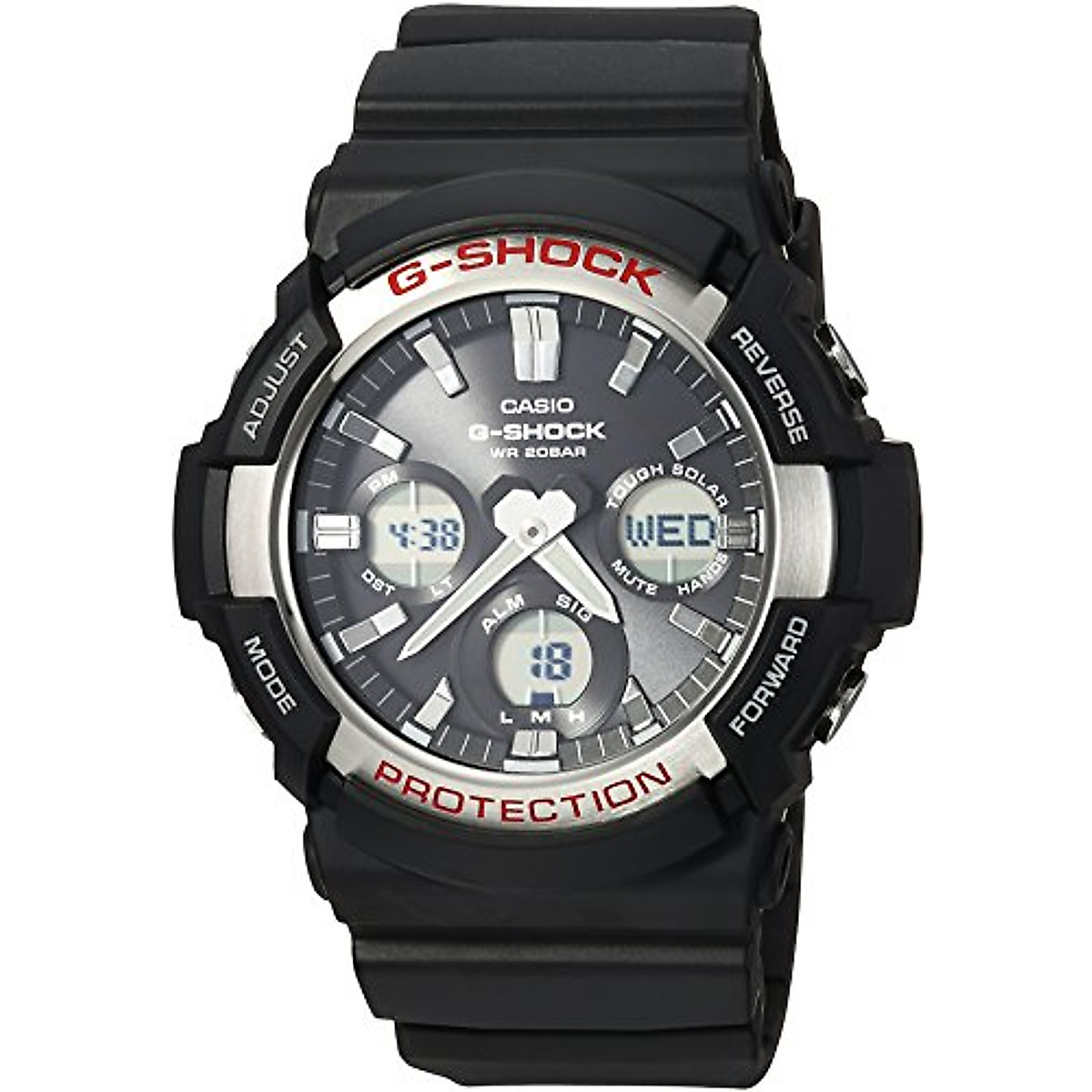Casio Men's GAS-100-1ACR G SHOCK Analog-Digital Display Quartz Black Watch