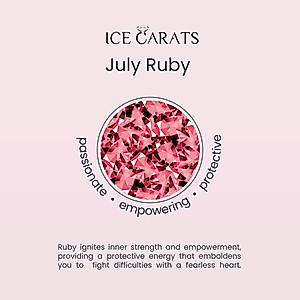 IceCarats 925 Sterling Silver Cubic Zirconia CZ Synthetic Red Ruby Heart Love Ring July Birthstone Jewelry Size 8