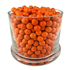 Color It Candy Orange Sixlets 2 Lb Bag - Perfect For Table Centerpieces, Weddings, Birthdays, Candy Buffets, & Party Favors.