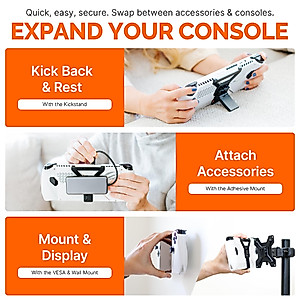 Mechanism Allymate 7-in-1 Bundle | ROG Ally Kickstand, Battery, SSD, USB-C Hub, VESA & Wall Mounting Kit | Mount Anything to Your ROG Ally & It to Anything | Case Friendly ASUS ROG Ally Accessories
