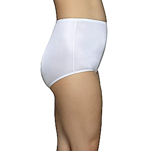 Vanity Fair Women's Perfectly Yours Ravissant Tailored Nylon Brief Panty - Size 3X-Large / 10 - Star White