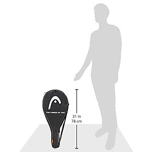 HEAD Tennis Racquet Cover Bag - Lightweight Padded Racket Carrying Bag w/ Adjustable Shoulder Strap