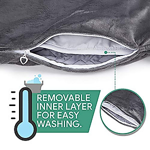 Hush Classic Weighted Blanket With Duvet Cover - Queen 25Lb