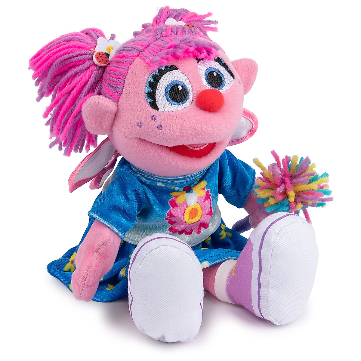 GUND Sesame Street Official Abby Cadabby Muppet Plush, Premium Plush Toy for Ages 1 & Up, Pink/Blue, 11”