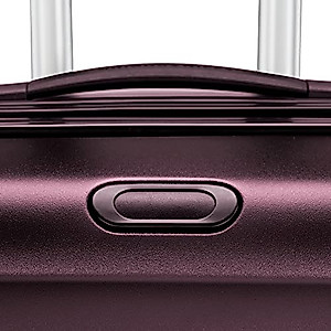 Briggs & Riley Sympatico Hardside Medium Spinner Luggage, Plum, 27-Inch Checked