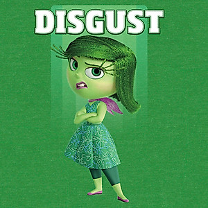 Pixar Inside Out Disgust Women's Racerback Tank Top, Envy Green, X-Large