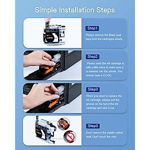 GPC Image Compatible Ink Cartridge Replacement for Brother LC203 LC203XL LC201 XL to use with MFC-J480DW MFC-J880DW MFC-J4420DW MFC-J680DW Printer Tray(4 Black, 2 Cyan, 2 Magenta, 2 Yellow, 10 Pack)