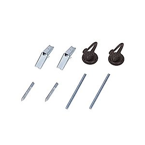 Aspen Creative Oil Rubbed Bronze, 21402-2 1 1/2" Swag Hook, 2 Pack