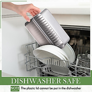 Hushee 13 Pack Stainless Steel Food Storage Containers 30,60,120,13.5 oz Airtight Stackable Fridge Organizer Bins with Lids Food Packing Box for Bacon Cheese Meat Fruit Vegetable Storage