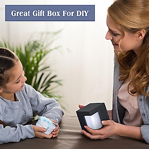 Harloon 36 Pack Mug Boxes for Gifts Coffee Mugs Boxes Gift for Shipping Sublimation Transparent Wine Glass Gift Packaging Box for Blanks 11oz, 12oz, 15oz Wrapping(Black)