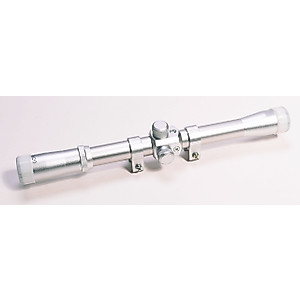 Hammers 22 Rifle Scope 4X20 3/4" inch Tube with Dovetail Rings Silver Finish