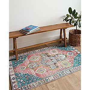 Loloi II Fiona Collection B20331 Rust/Green, Contemporary 3'-0" x 5'-0" Accent Rug