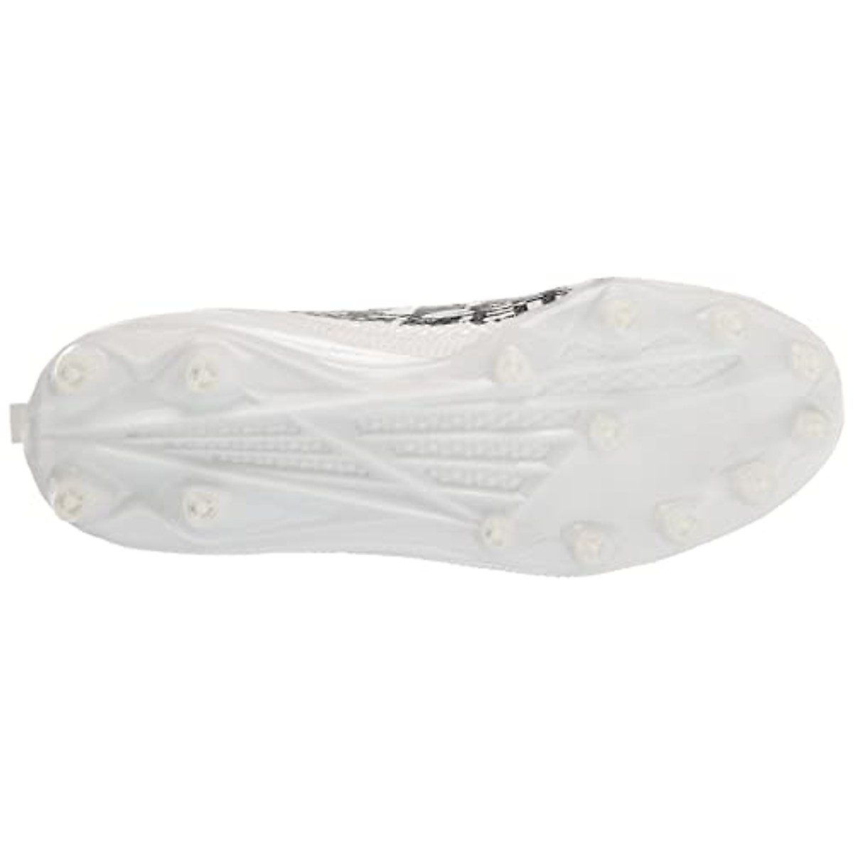 adidas Men's Adizero Scorch Football Shoe, White/Black/White, 8.5