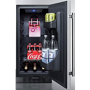 Summit FF1532BSS Refrigerator, Stainless Steel