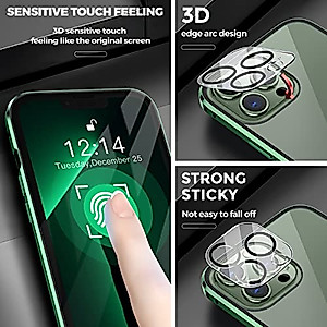 [2023 New Safety Lock+Camera Protector] Magnetic Case for iPhone 13 Pro Max,[100% Screen Sensitivity ][Anti-Peeping Screen Protector] Double Sided 9H Glass Privacy Case for iPhone 13 Pro Max