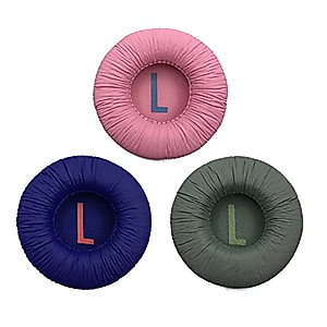 2pcs Replacement Sponge Cushion Earphone Earpads Soft Ear Pads Compatible with JR300 JR300BT JR310BT Student Headset Earphone Cover Ear Pads Headphones Accessory for JR300 JR300BT JR310BT Children's
