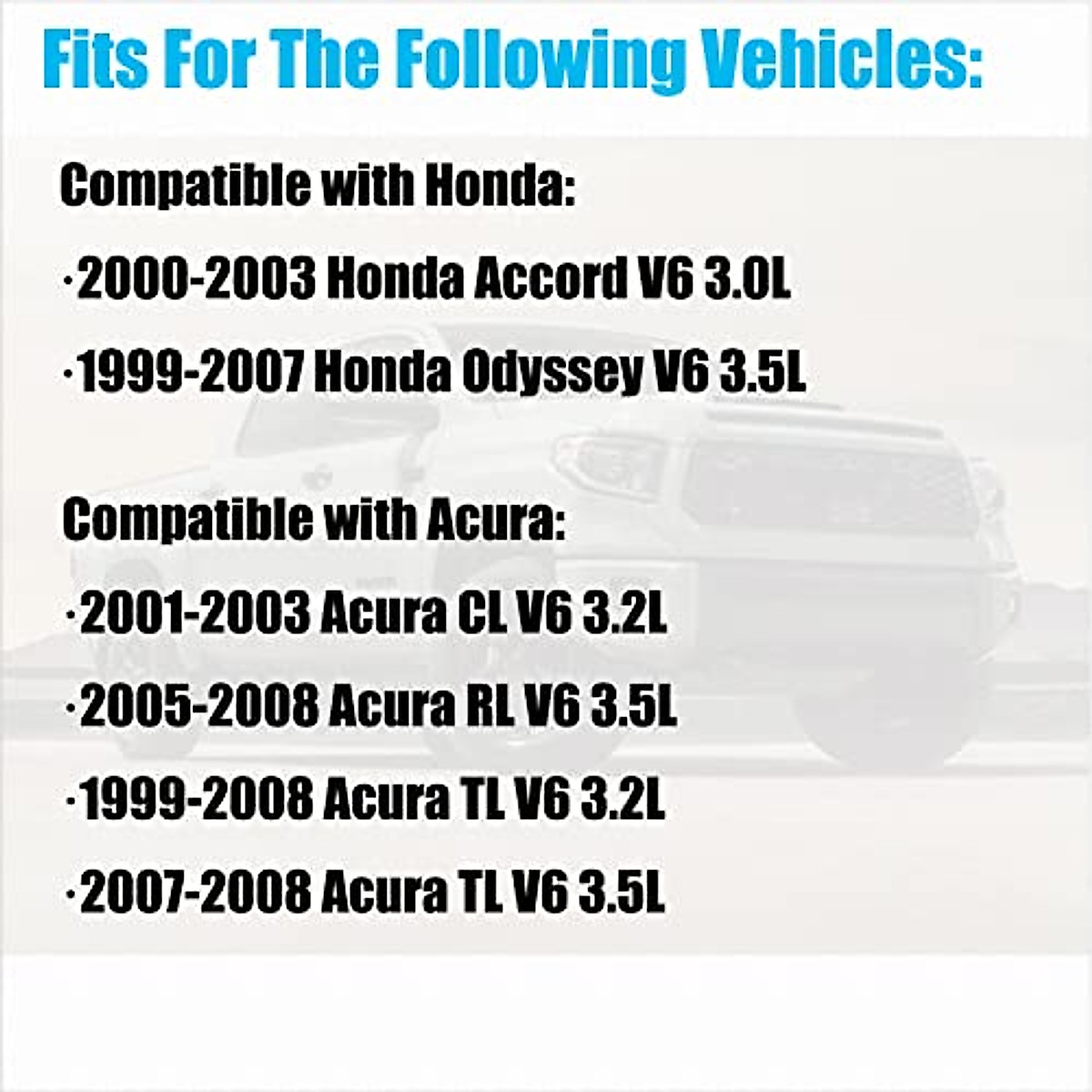 OYEAUTO Iridium Spark Plug Ignition Coil Pack Set of 6 UF242 30520-P8E-A01 Compatible with Honda Odyssey Accord Acura TL CL 3.0L 3.5L 3.7L V6