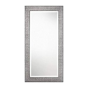 Uttermost Tulare Metallic Silver 24" x 48" Wall Mirror