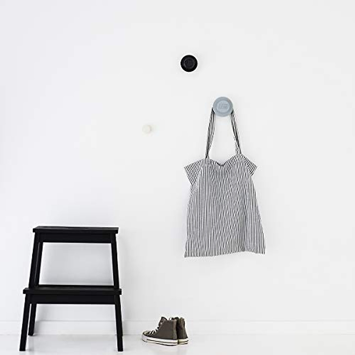 Room Copenhagen 40161733 Lego Wall Hanger Set, Black/Grey/White