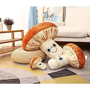 Ichesun 3D Creative Vivid Mushroom Pillow Gift Plush Throw Pillow (7"(Small Size/18cm))