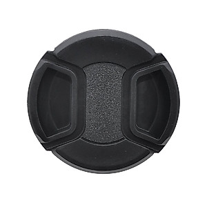 Big Mike's 55mm Universal Snap-On Lens Cap for Sony A-Mount Lenses 16-70mm, 18-55mm, 18-70mm, 28-70mm, 55-200mm, 35mm f/1.4G, 35mm f/1.8, 50mm f/1.4, 50mm f/2.8, 85mm f/2.8, 100mm f/2.8 - Black