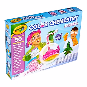 Crayola Arctic Color Chemistry Set for Kids, Steam/Stem Activities, Educational Toy, Ages 7, 8, 9, 10