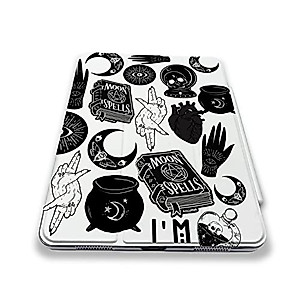 Halloween Witchcraft Magical Pattern Case Compatible with All Generations iPad Air Pro Mini 5 6 11 inch 12.9 10.9 10.2 9.7 7.9 Plastic Fabric Cover Slim Smart Stand SN1067 (8.3" Mini 6th gen)