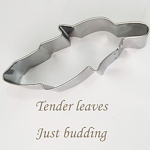 Leaf Candy Mold Cutters,Leaf Cookie Cutters,Tropical Leaves Cookie Cutter Set-6 Piece- Oak Leaf,Monstera Leaf,Fern Leaf,Tropical Leaves Cookie for summer birthday shower Forest theme cookie decoration