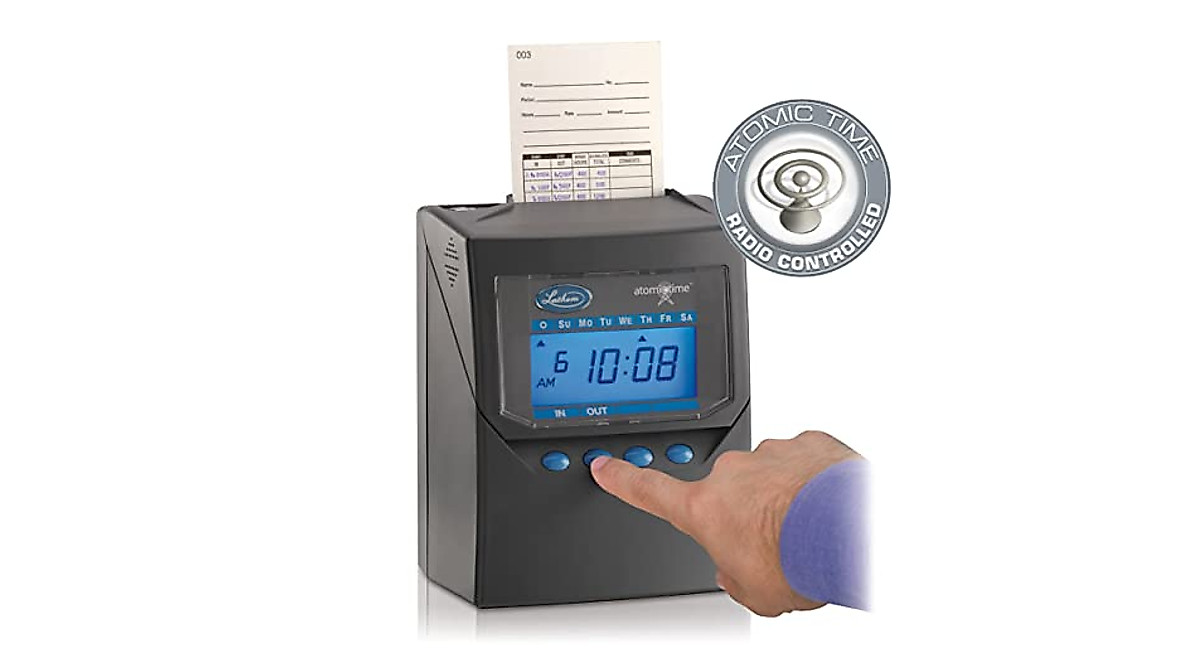 Lathem 7500E Atomic Time Clock | Accurate Employee Time Tracking
