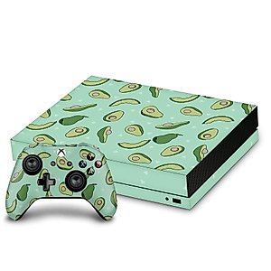 Head Case Designs Officially Licensed Andrea Lauren Design Avocado Art Mix Vinyl Sticker Gaming Skin Decal Cover Compatible With Xbox One X Console and Controller Bundle