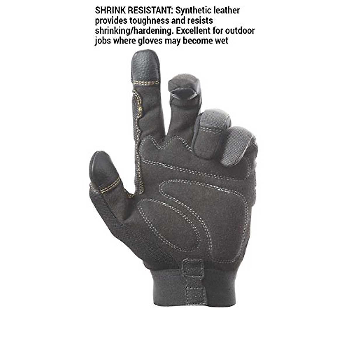Custom Leathercraft125XL Handyman Flex Grip Work Gloves XL , Assorted