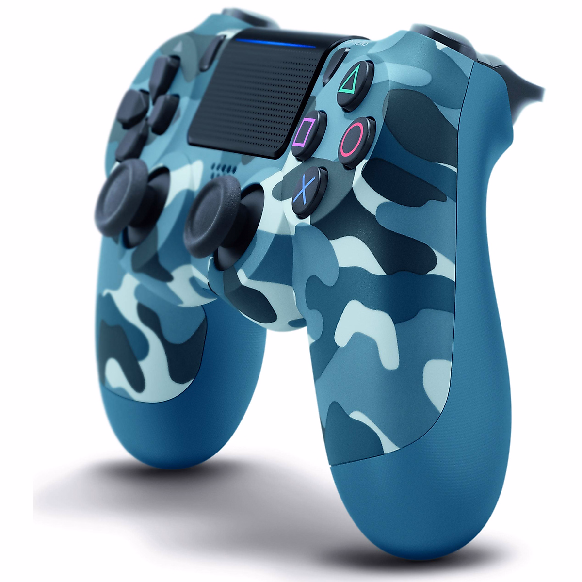 DualShock 4 Wireless Controller for PlayStation 4 - Blue Camouflage (Renewed)