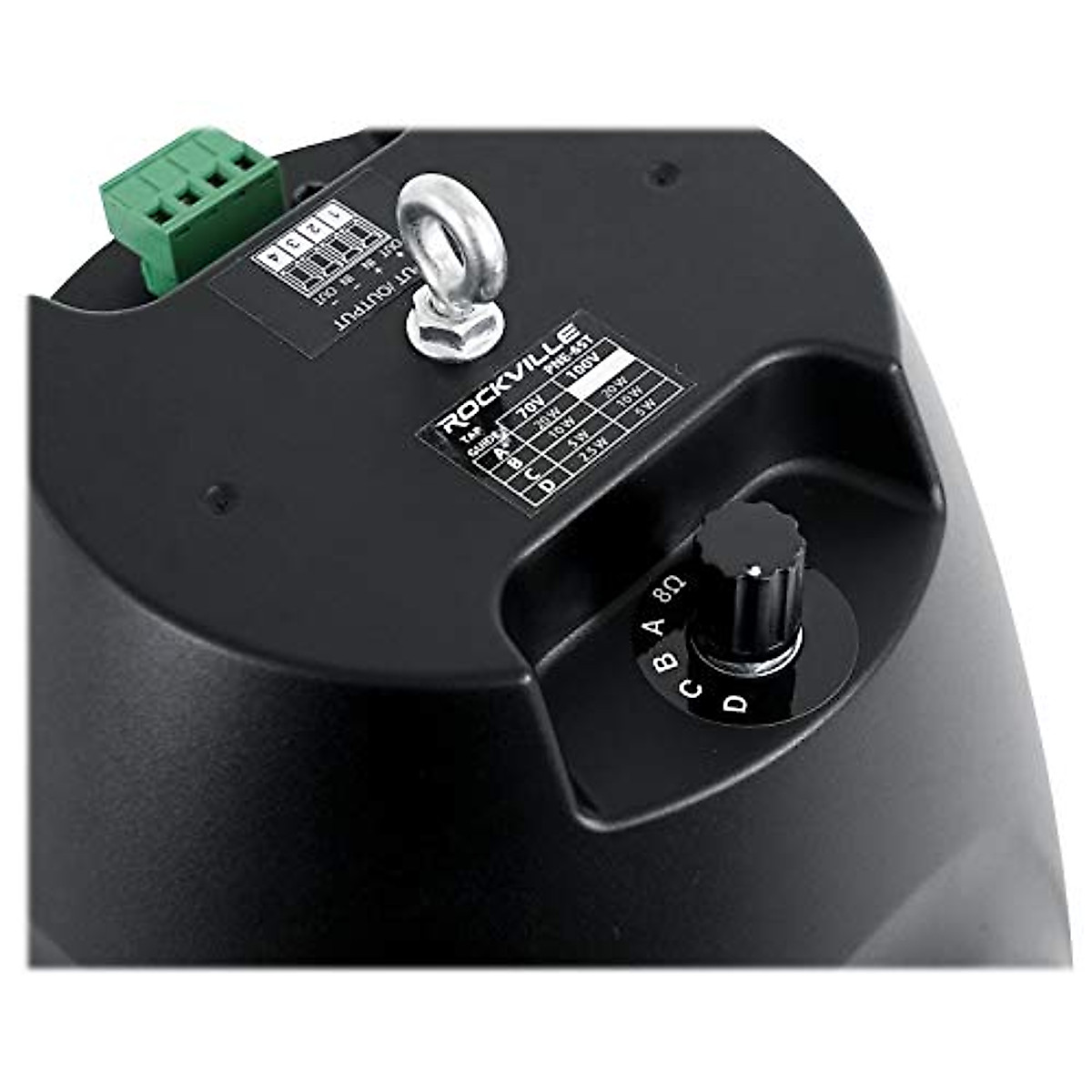 Rockville PEN-65T Black 6.5" 70V Hanging Pendant Speaker Commercial/Restaurant