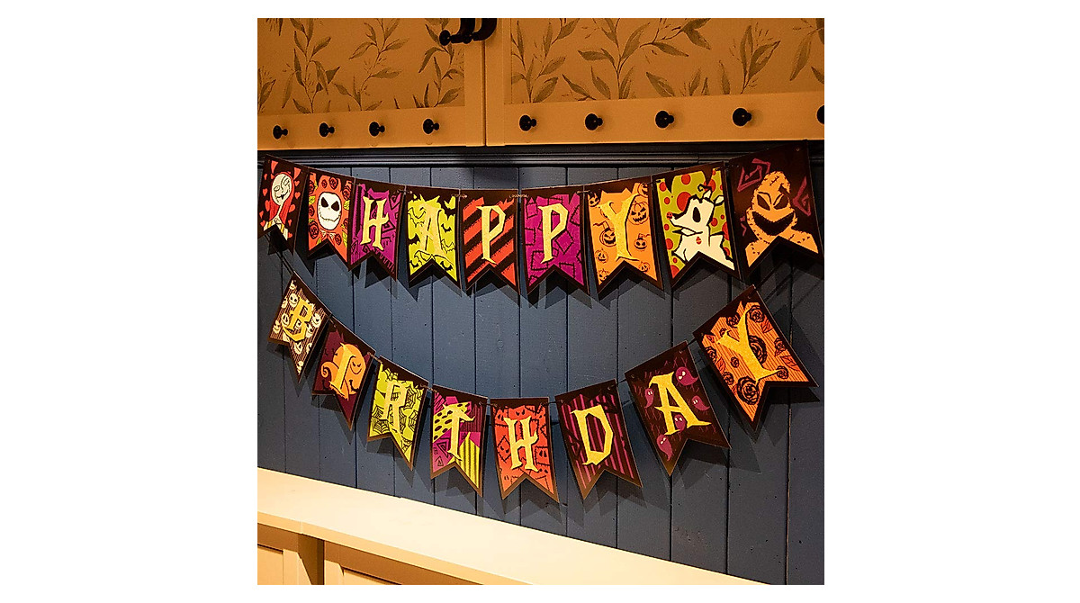 Nightmare Before Christmas Birthday Banner | Madodo