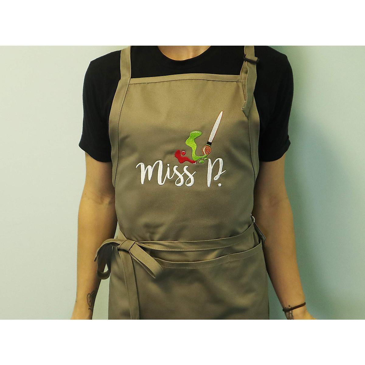 Unisex Personalized Art Teacher/Artist Embroidered Apron