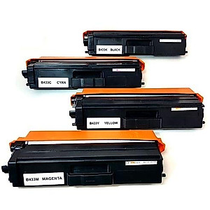 Calitoner Compatible Toner Cartridges Replacement for Brother TN433 Use for Printers HL-L8260,8360CDW-(4 Pack)