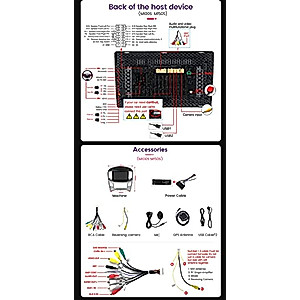 GGBLCS Car Radio 9 Inch Head Unit Touch Screen 1280x720 for Hyundai H1 2017-2018 Support GPS Navigation SWC UBS AM FM RDS + Backup Camera,M100s4core1+16