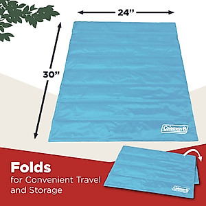 Coleman Comfort Cooling Gel Pet Pad, Dog and Cat Supplies,Non-Toxic,24x30 Inches, Blue