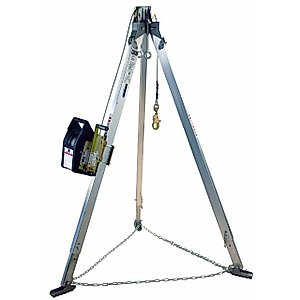 3M Capital Safety 8300031 Confined Space Kit, 7-Ft. Aluminum Tripod and Salalift II Winch W/ 60-Foot 1/4-In. Stainless Wire Rope, Mounting Bracket and Carrying Bag