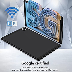 Tablet 10 Inch Android 11.0 Tablet with Keyboard, Dual 2.4+5G WiFi Tablets 64GB Storage 128GB Expandable, 4G RAM 6000mAh Battery Google Certified Tablet Include Keyboard Mouse Case Stylus